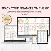 Monthly Budget Spreadsheet Template with Resell Rights – The Happy Shell