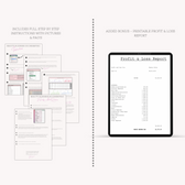 Beauty Business Bookkeeping Spreadsheet – The Happy Shell