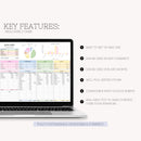 Monthly Budget Google Sheets Template – The Happy Shell